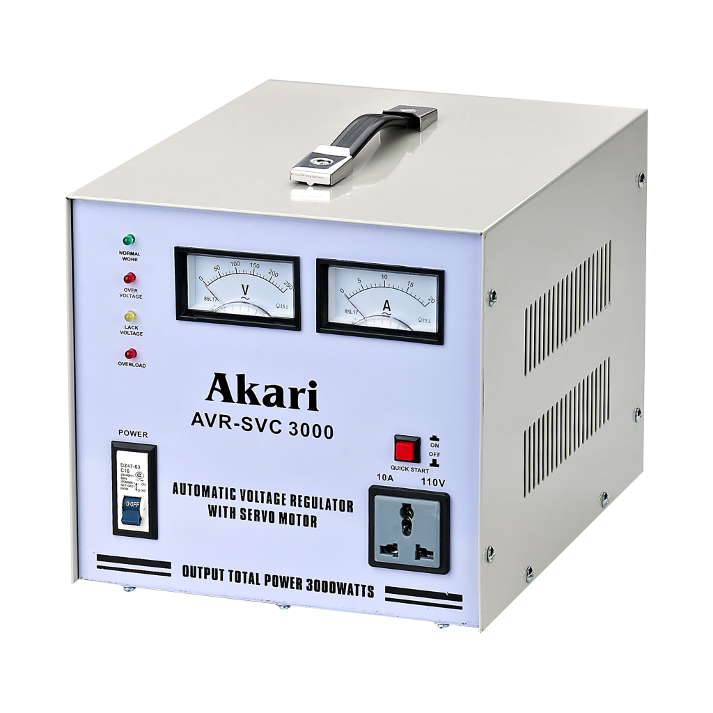 Akari 3000W Automatic Voltage Regulator (AVR-SVC 3000) - Akari