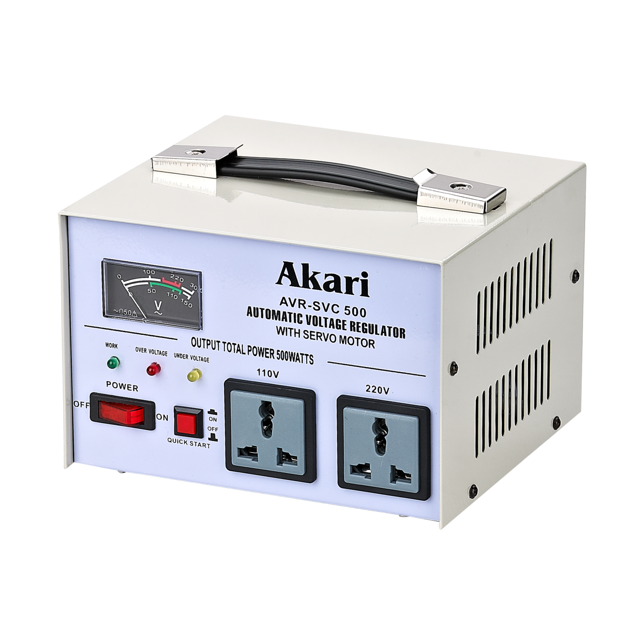 Akari 500WAutomatic Voltage Regulator (AVR-SVC 500) - Akari