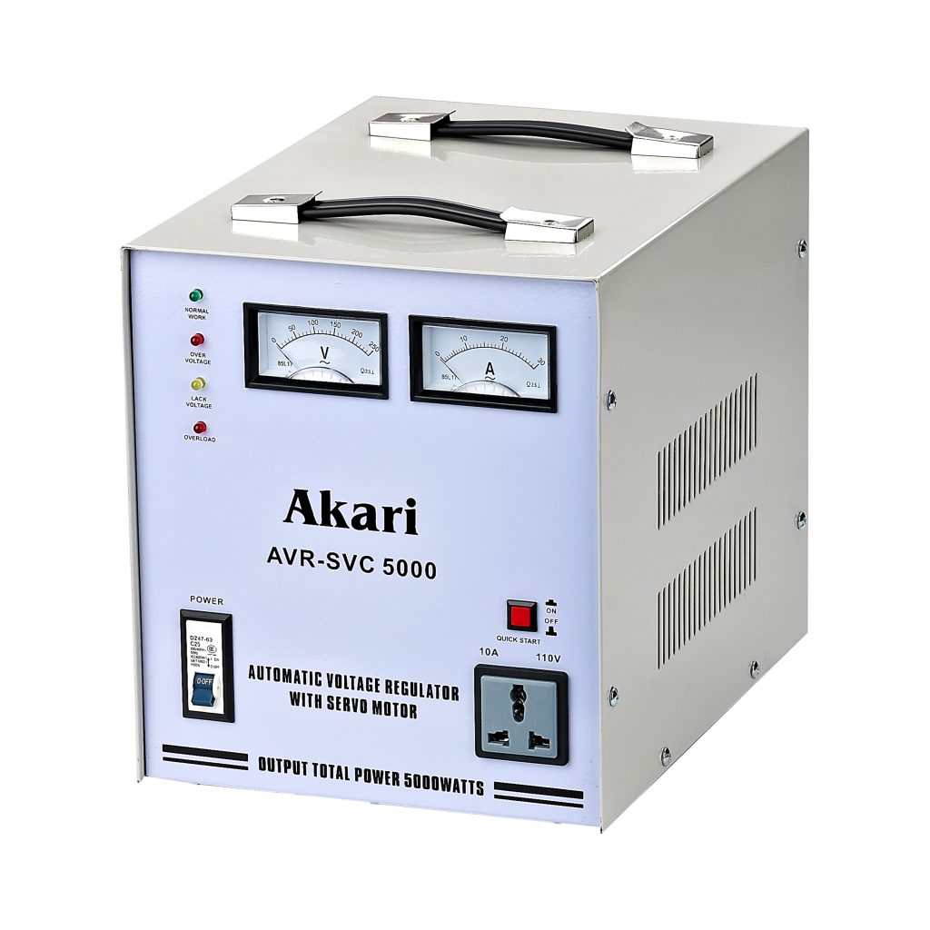 Akari 5000W Automatic Voltage Regulator (AVR-SVC 5000) - Akari